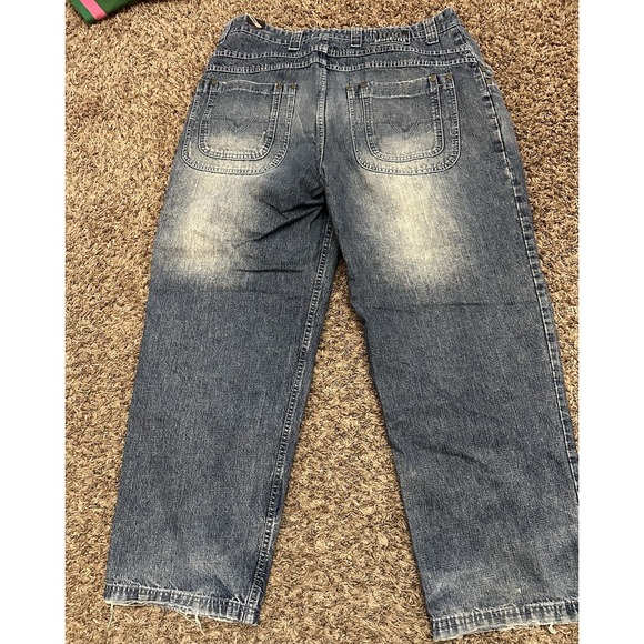Jeans | Vintage Y2k Raider Infamous Jeans Light Wash Blue Denim Baggy ...